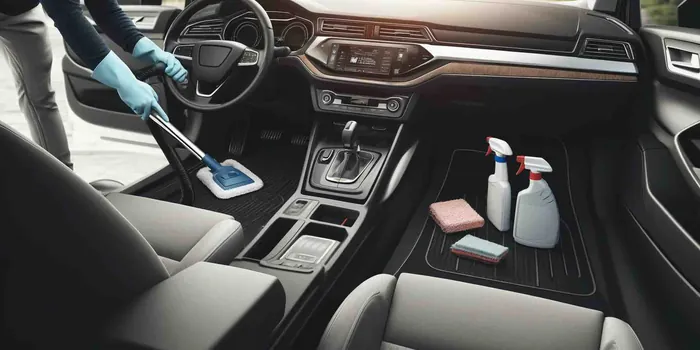 Wunderschone Auto Innenraum Reinigung Bild