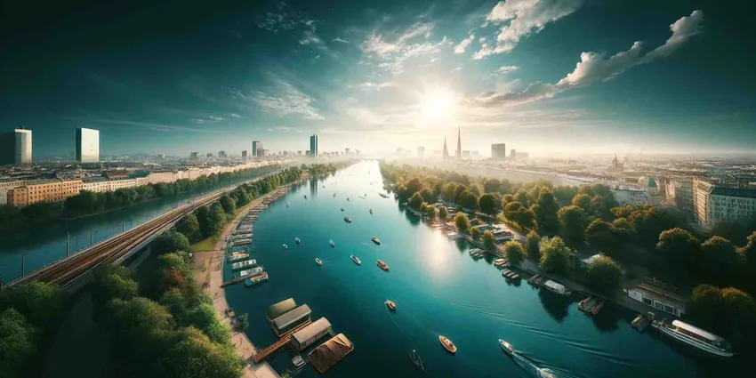 Die Alte Donau in Wien